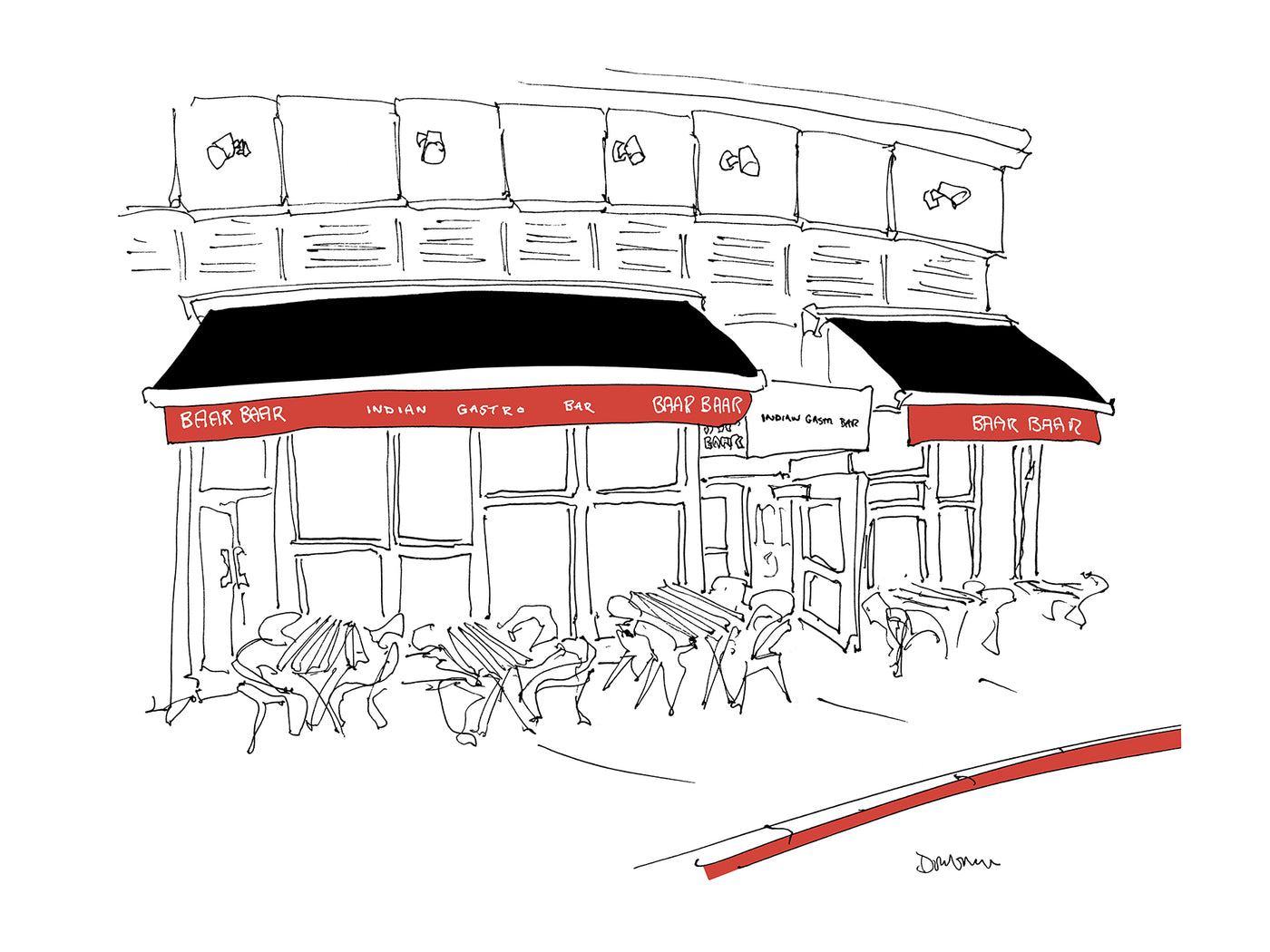 Hand-Drawn Art Prints of New York City Restaurants Page 2 - All The ...